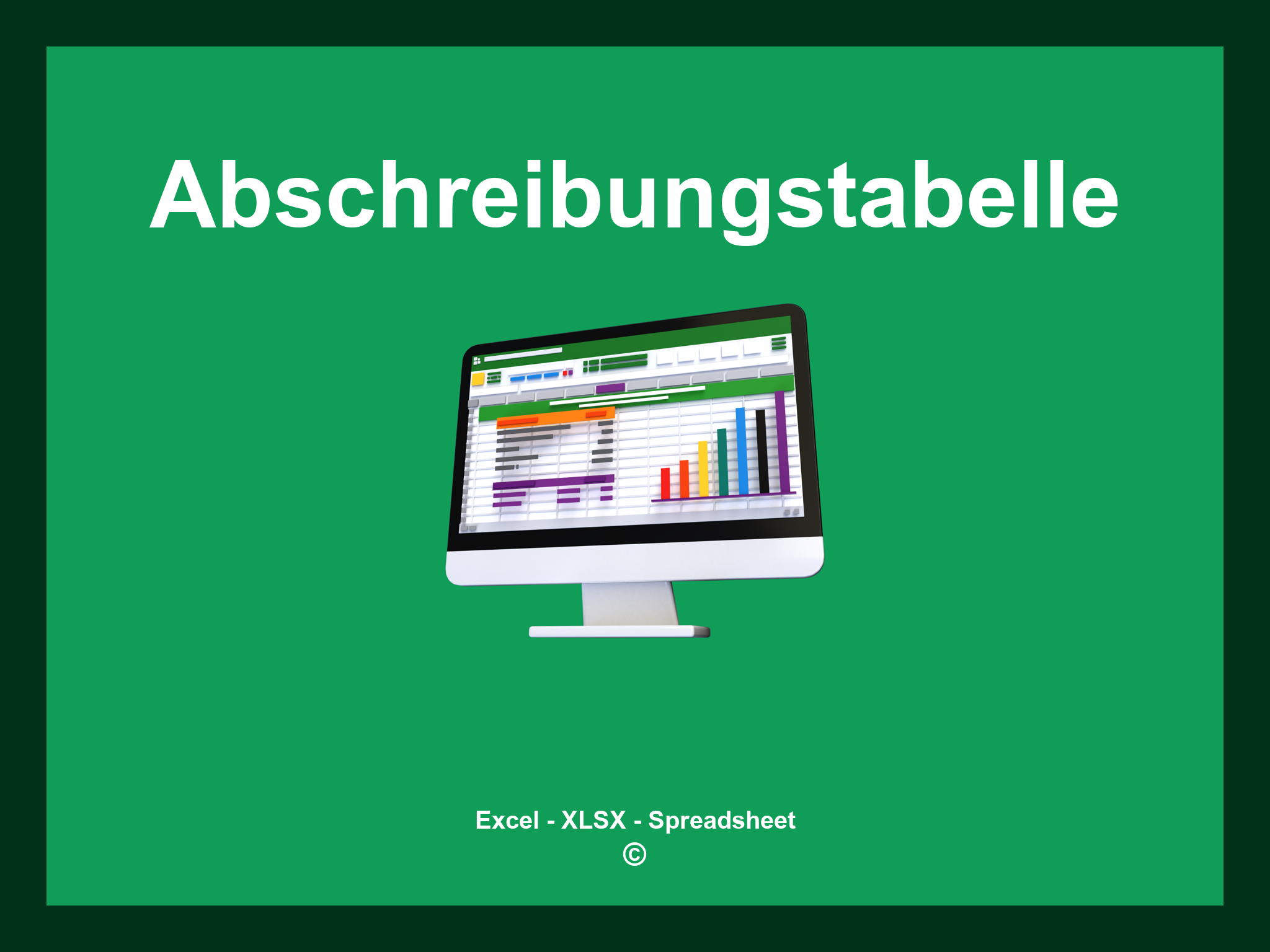 Abschreibungstabelle Excel